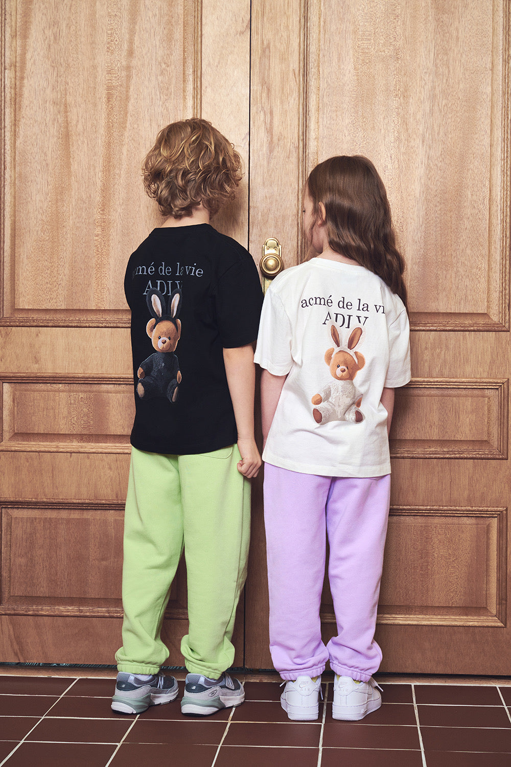 ADLV KIDS RABBIT BEAR DOLL LOGO SHORT SLEEVE T-SHIRT – MO & MORE